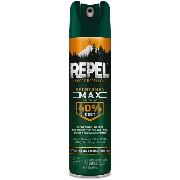 Repel 33801 6-1/2-Ounce Sportsmen Max Formula 40-Percent DEET Spray ...