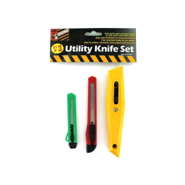 Multi-Purpose Utility Knife Set (Available in a pack of 24) - Walmart.com
