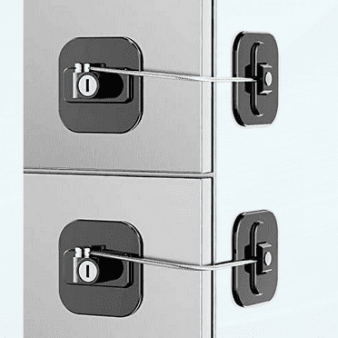 FUYGRCJ 2PCS Child Proof Fridge Lock with Password, Self Adhesive ...