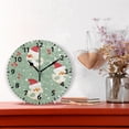 Chicken Wall Clock 10in Round Artistic Oil Painting Home Decor Desk ...
