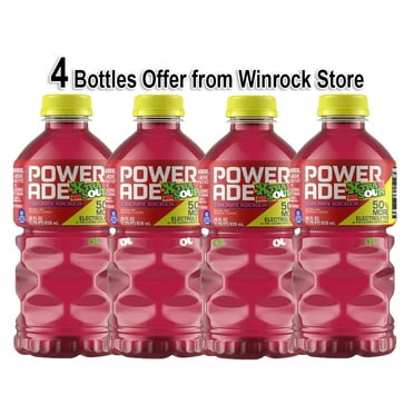 Powerade Xtra Sour Grape 28 fl oz Plastic Bottle (4 Bottles Offer ...