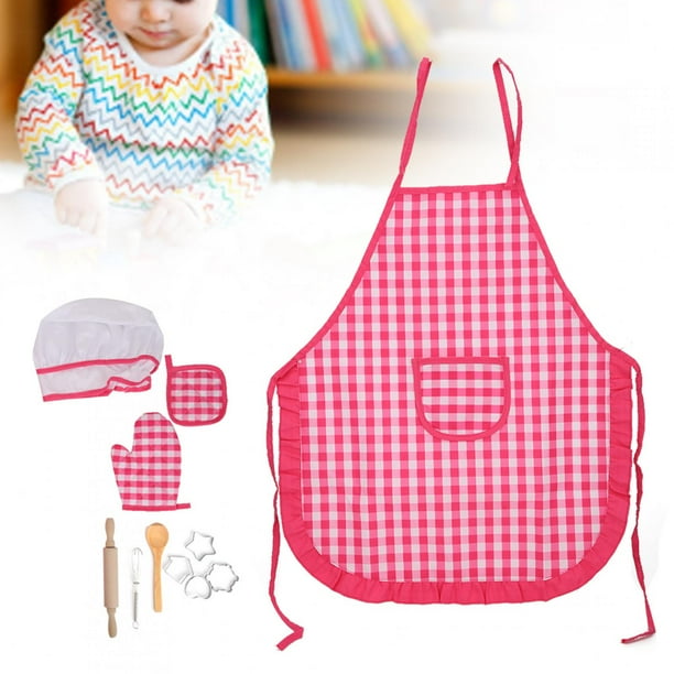 Kitchen Role Play Set, Kitchen Accessories Girls Kids Chef Costume Kids ...