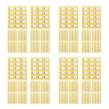 White Price Labels Price Tag Price Stickers White Pricemarker Stickers ...