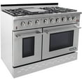 NXR Professional Stainless Steel Double Oven Kitchen Appliance, 48'' 7. ...