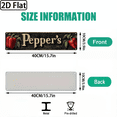 1pc Retro PEPPER's Metal Sign - 4x16 Inch Rustic Vintage Wall Decor ...