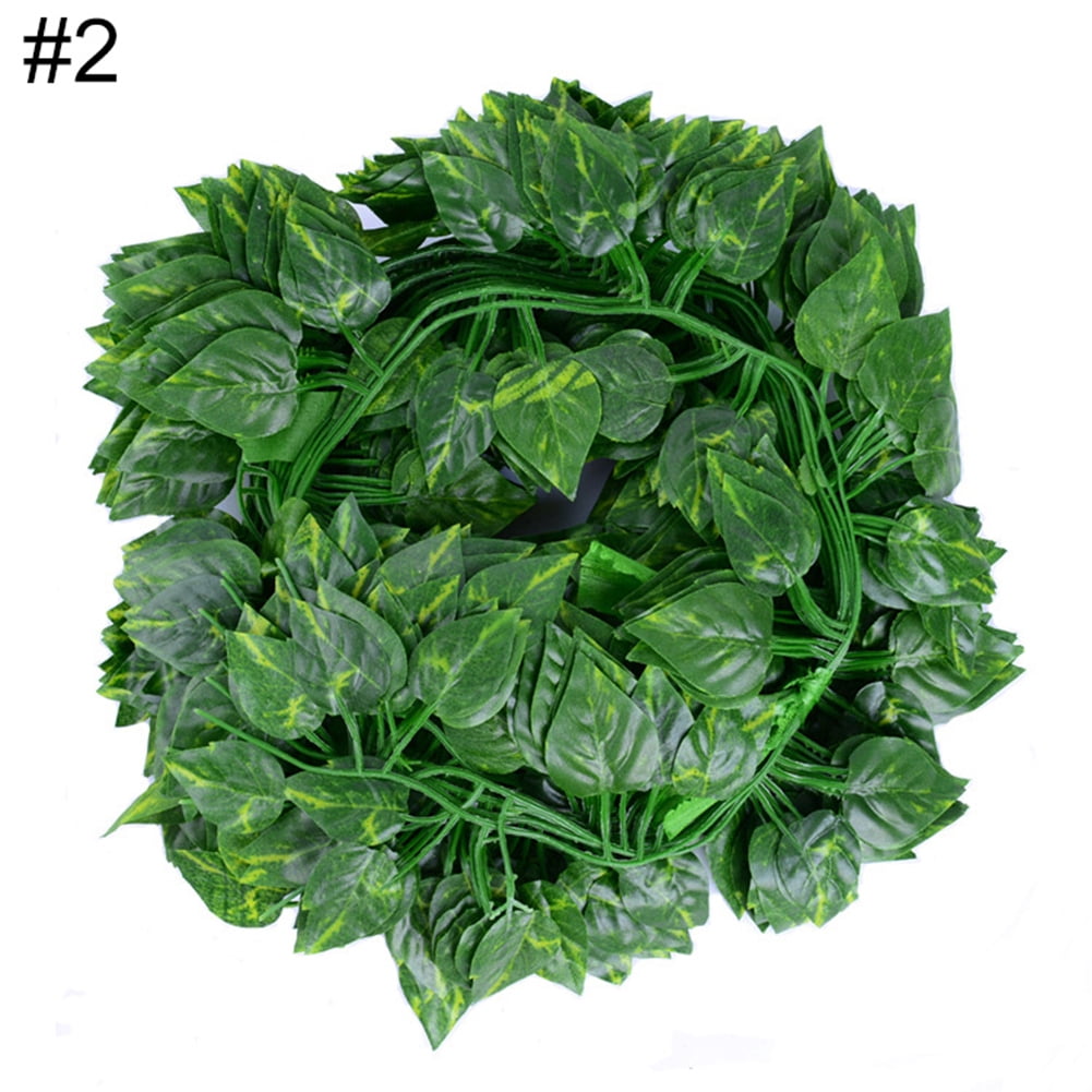 12Pcs Fake Ivy Leaves Fake Vines Artificial Ivy, Silk Ivy Garland ...