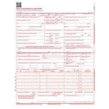 NEW CMS 1500 Claim Forms - 25 Sheets (02/12 Version) for Laser or ...