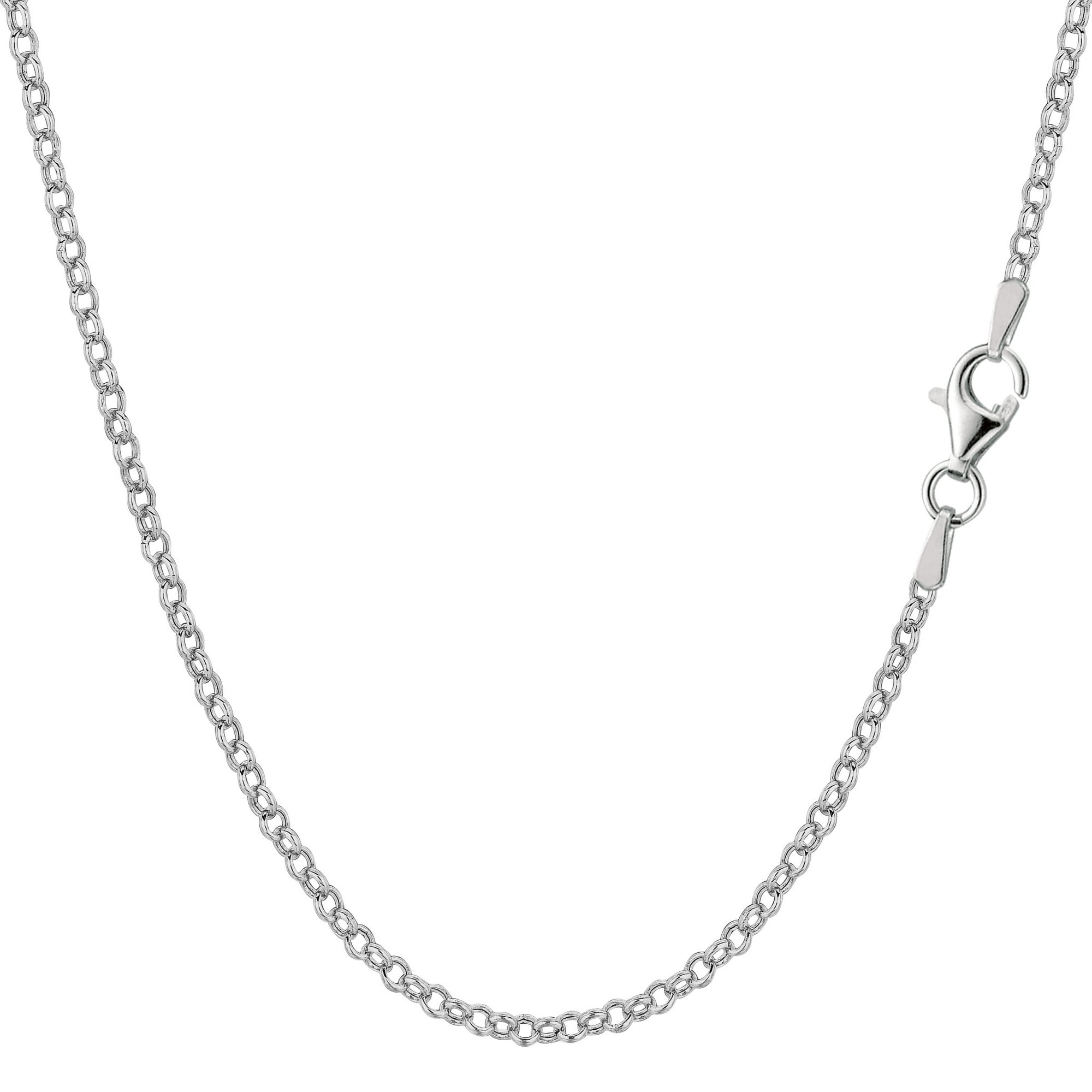 Click here for Jewelry Affairs Sterling Silver Rhodium Plated Rol... prices