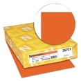 Neenah Paper Exact Brights Paper, 8 1/2 x 11, Bright Tangerine, 20lb ...