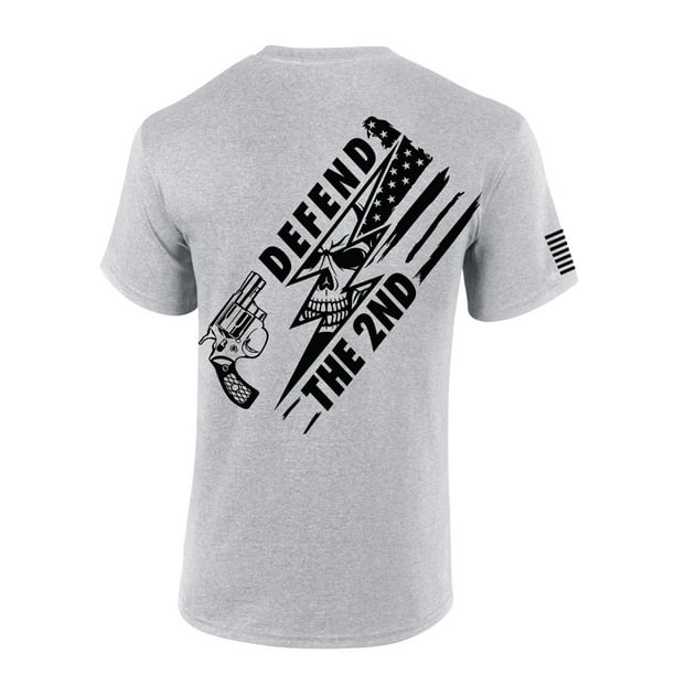 Patriot Pride Tshirt Mens Patriotic American Flag Defend The Second