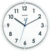 Sharp Atomic Analog Wall Clock – 10.5” Suspended Glass Face - Sets ...