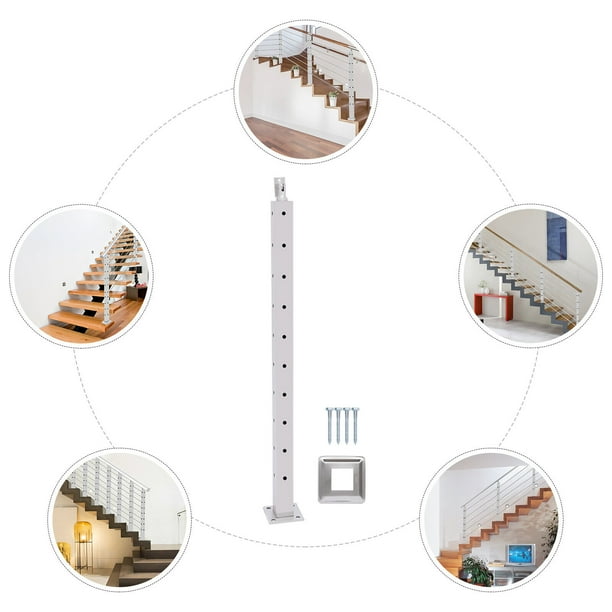 Stair Rail Post with Installation Screws Stairs Handrail Post 36inch 0 ...