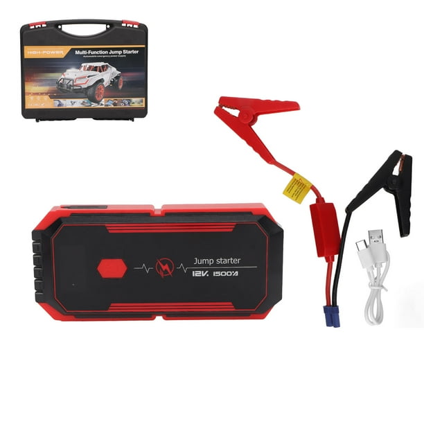 Car Battery Starter Portable 12V Car Battery Jump Starter Power Pack ...