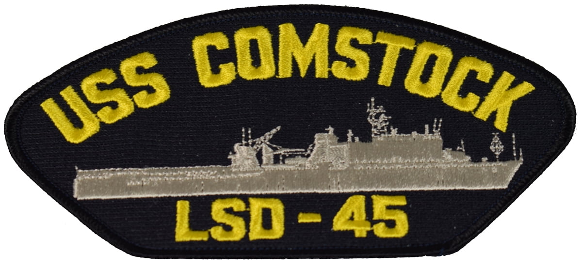 USS COMSTOCK LSD-45 SHIP PATCH - GREAT COLOR - Veteran Owned Business ...