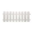 Plastic Fence White Plastic Garden Fence Flower Bed Edging with Ground ...