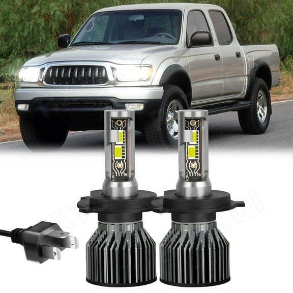Super Bright White LED Headlight High Low Beam Bulbs for 1997-2004 ...