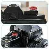 Camera Shutter Button, 3 Pack Soft Shutter Release Button Camera Button Concave, Silver ...