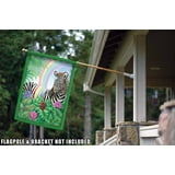 Toland Home Garden Rainbow Stripe Zebra Zebra Flag Double Sided 28x40 ...