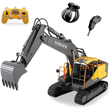 Mostop RC Excavator 2.4G Full Function Remote Control Truck with 2 ...