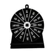 HILABEE Color Rotating Wheel Fortune Wheel Editable Portable Roulette ...