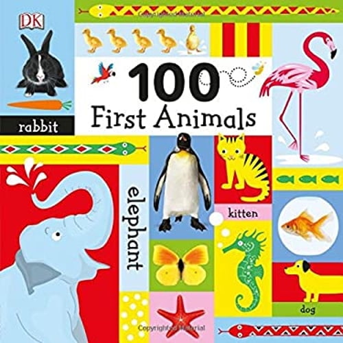 Pre-Owned 100 First Animals (Board Book) 9781465463562 - Walmart.com