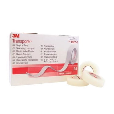 12-Pack Surgical Tape. [3M Transpore], 1 in. x 10 yds. (Box of 12 ...