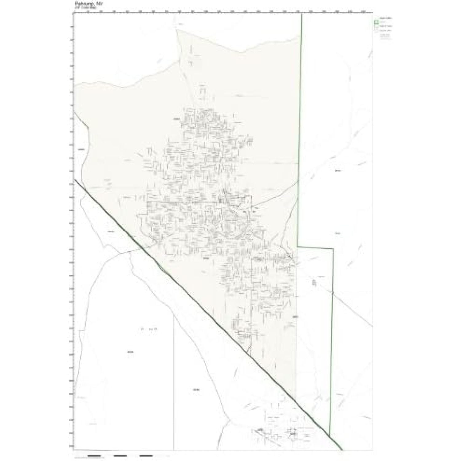 ZIP Code Wall Map of Pahrump, NV ZIP Code Map Laminated - Walmart.com