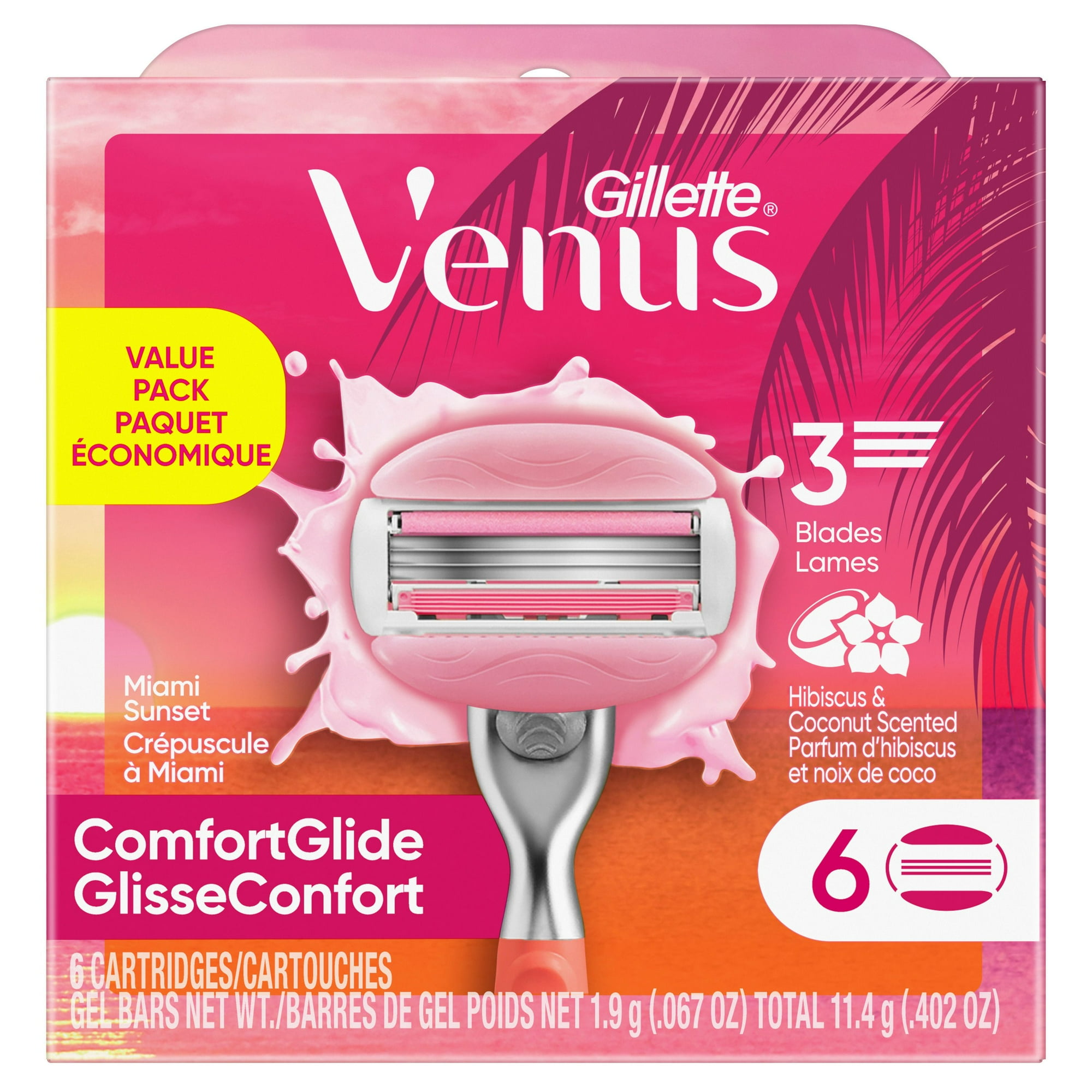 Click here for Venus Miami Sunset Comfortglide  Womens Razor Refi... prices