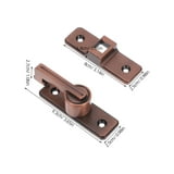 HOMEMAXS Cabinet Locks Buckle Latch Wood Door Bar Sliding Gates Baby ...