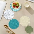 4 Pcs Cotton Rope Woven Coasters,Heat Insulation Absorbent Cup Mats ...