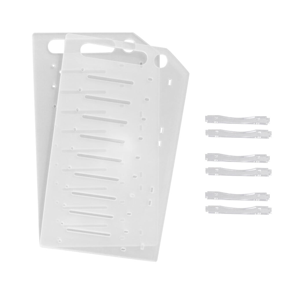 1 Set Transparente Hard Disk Rack de 3,5 pulgadas Multi-Capa Mecánica ...