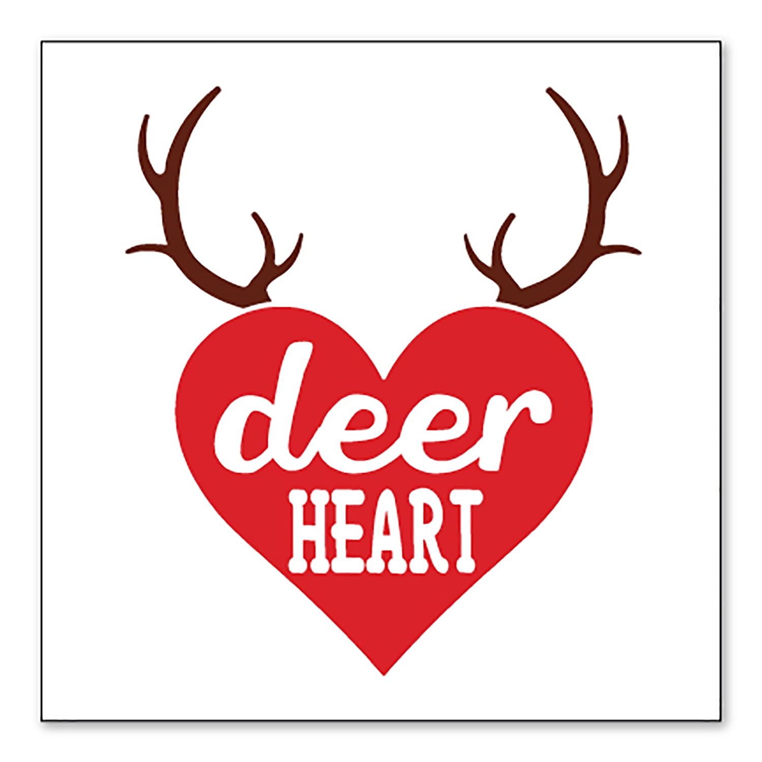 DistinctInk Custom Bumper Sticker - 10" x 10" Decorative Decal - White ...