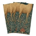 BZSMCE Kitchen Towels Creative Gilded Stag Tapestry Pattern Durable ...