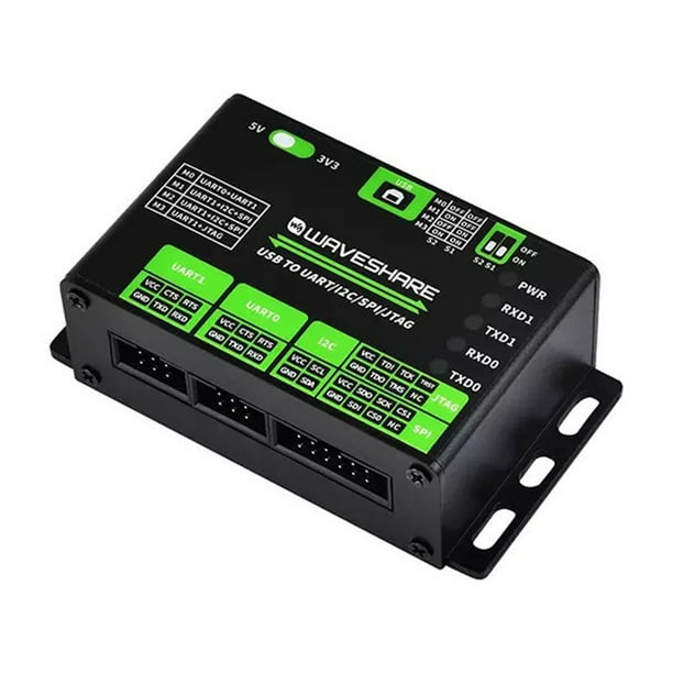 Convertidor Interfaz USB A UART/I2C/SPI/JTAG 3 V/5 V Compatible Con ...