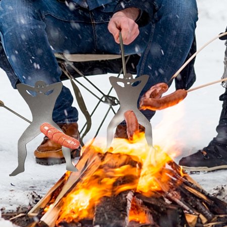 Innovative Hot Dog Roasting Stick Men-shaped Metal Corn Skewer - Walmart.ca