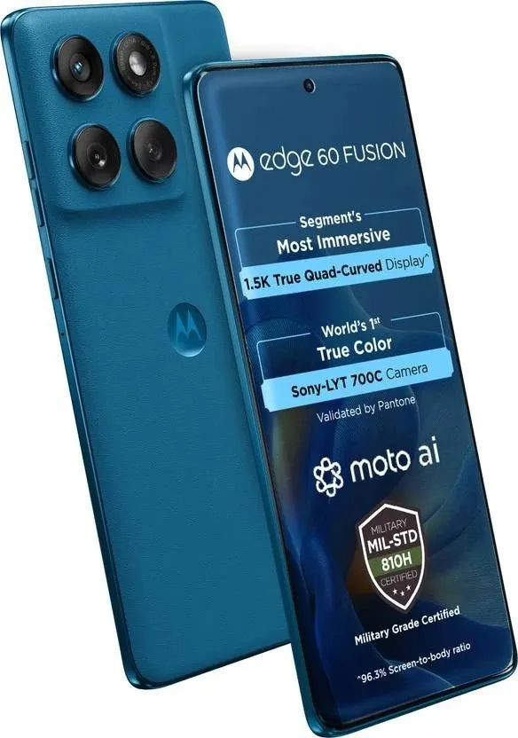 Motorola Edge 60 Fusion 5G (8/256GB) Mykonos Blue | Walmart en línea