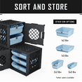 Ubecube UC01 Crate Black - Collapsible, Omni Stackable, Modular Crate ...