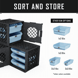 UbeCube UC01 Collapsible Crate, Omni Stackable Modular Storage System ...