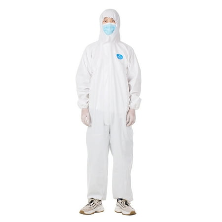 Coverall Disposable Isolation Suit for Staff Protective Clothing Dust ...