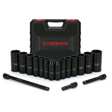 Stark 21-Piece Set Jumbo Impact Socket Set 1" inch Drive Extension Set ...