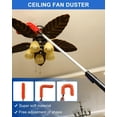 26 Foot High Reach Duster Kit with 5-20 ft Telescoping Extension Pole ...