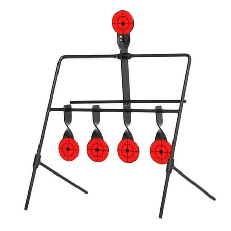 5 Targets Self Resetting Spinning Target Metal Target Stand | Walmart ...