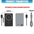 Thin Holder Case Power Supply Wireless Charging Box For Phone Backup ...