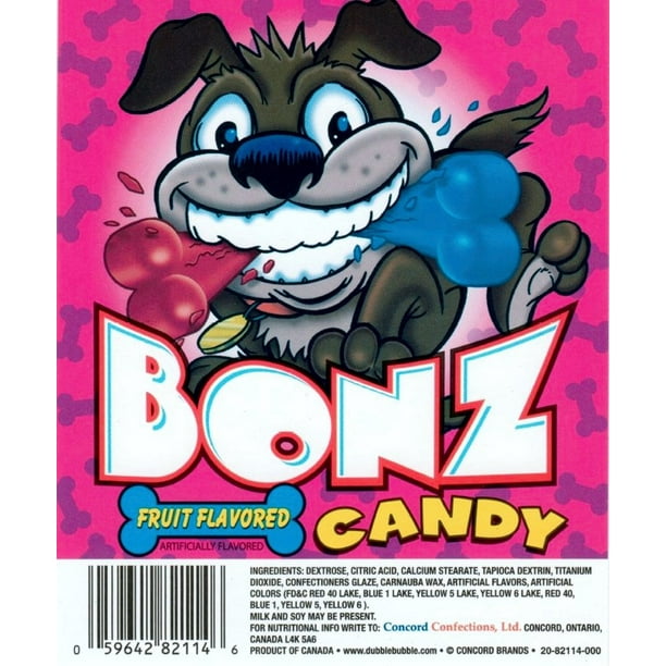 Dubble Bubble Bonz Bone Shaped Candy 4 lbs. - Walmart.com