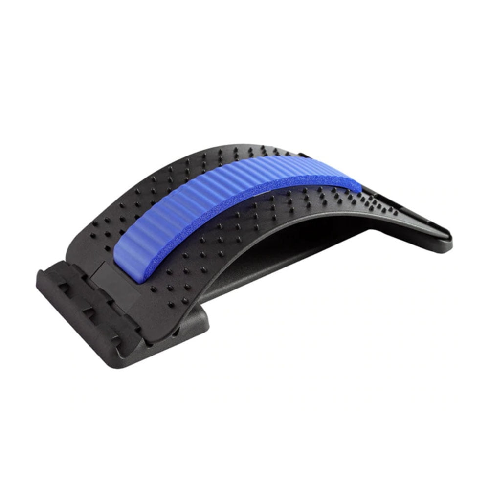 Black & Blue Multi-Level Lower Back Stretcher Machine, Back Traction ...