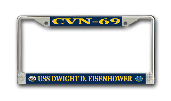 USS Dwight D. Eisenhower CVN-69 License Plate Frame - Walmart.com