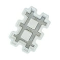 Double Grid Lawn Paver Mold Plastic Reusables Garden Tool For Grass Paving Paths Creation ...