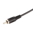 Rupoun Mini DIN 4 Pin Female to RCA Male Audio Video Cable S-Video ...
