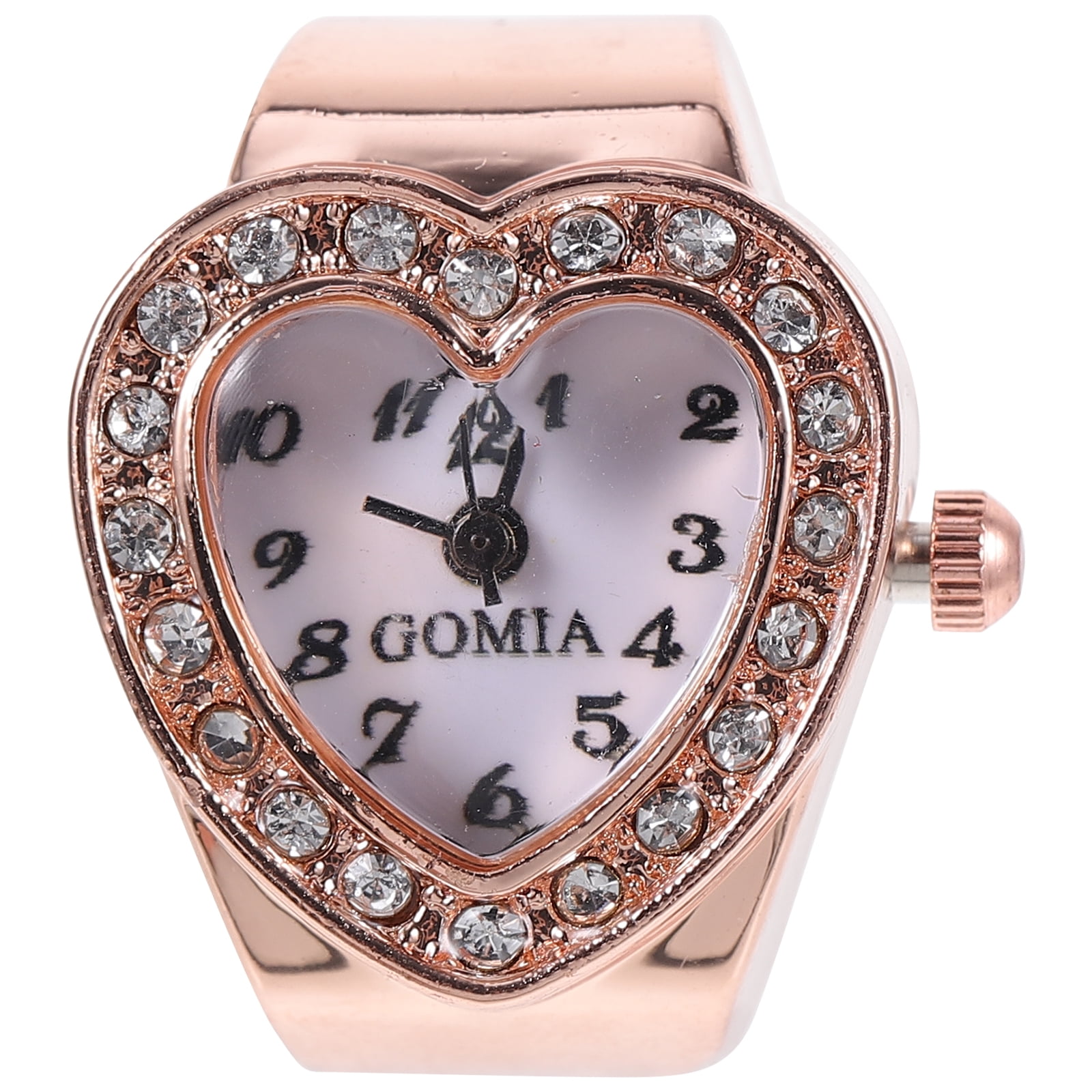 Click here for Miangastore Women Finger Watch Heart Shape Finger... prices