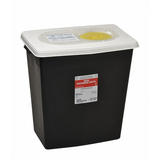 Covidien Hazardous Waste Container,18-3/4 In. H KRCR100612 - Walmart.com